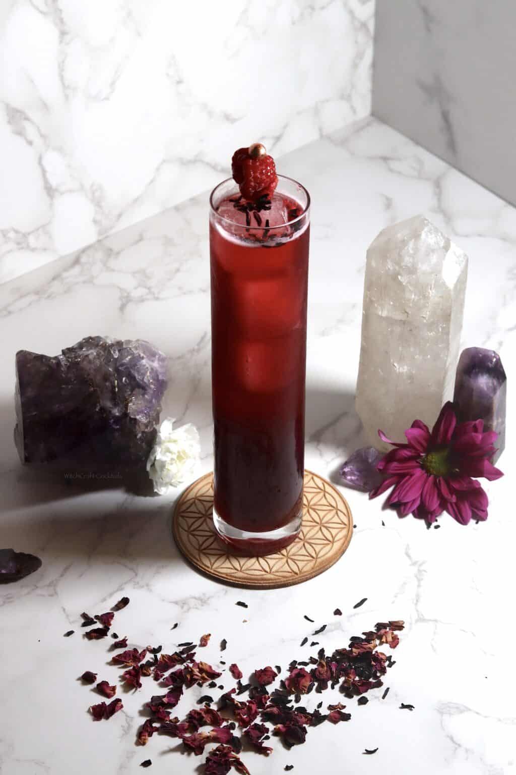 Hibiscus Moon Mix: A Good Vibes Hibiscus Drink Recipe - WitchCraft ...