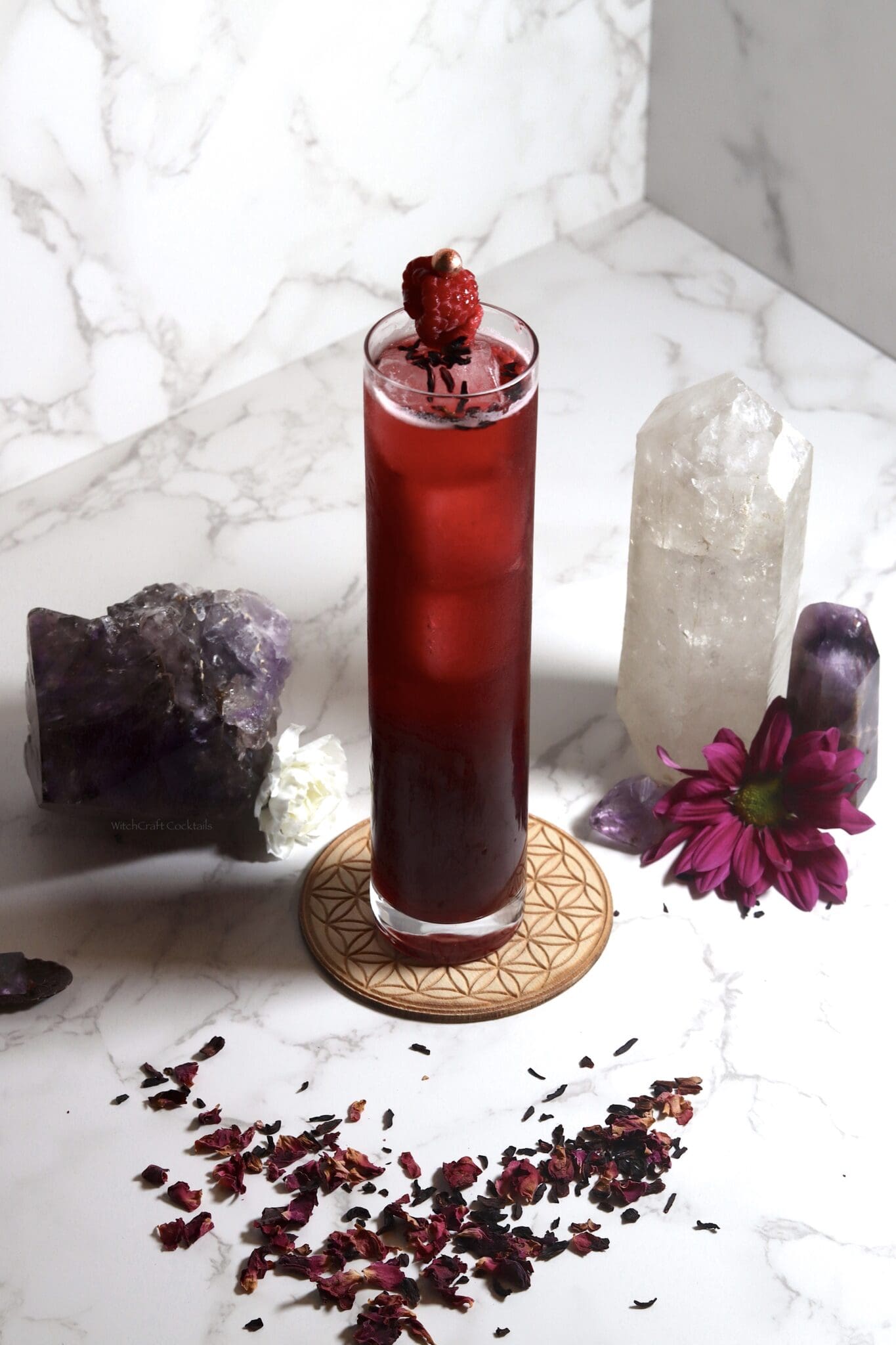 Hibiscus Moon Mix: A Good Vibes Hibiscus Drink Recipe - WitchCraft ...