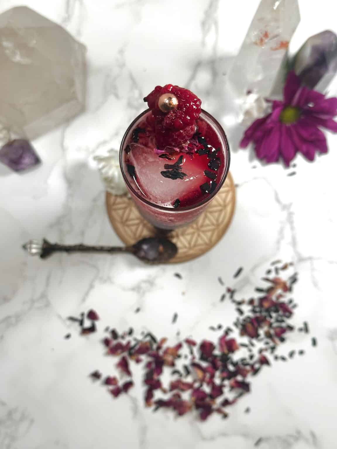 Hibiscus Moon Mix: A Good Vibes Hibiscus Drink Recipe - WitchCraft ...
