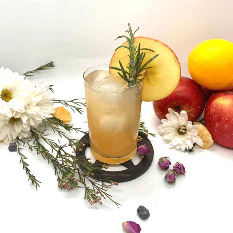 Calming Chamomile Moon Drink and Cocktail Recipe - WitchCraft Cocktails