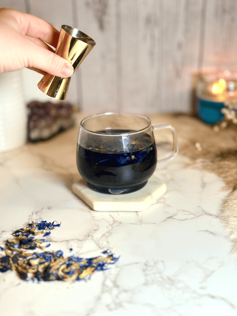 A Blue Moon Cocktail and Magic Mocktail - WitchCraft Cocktails