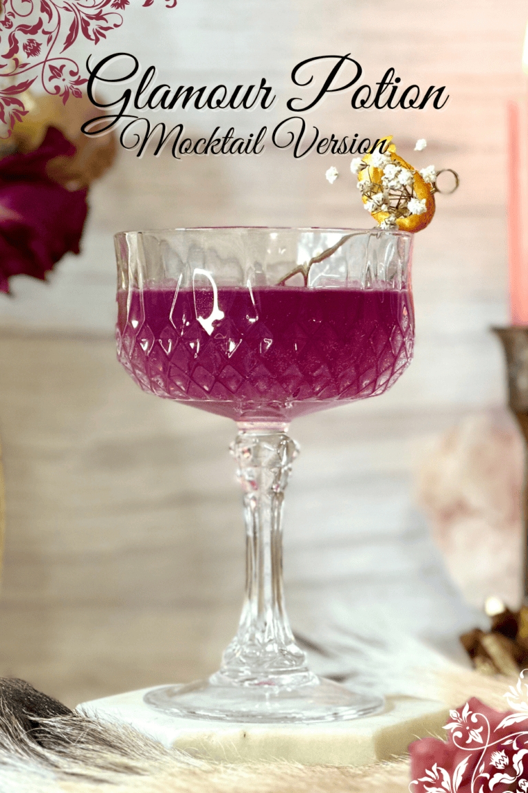 Glamour Potion: A Butterfly Pea Cocktail and Mocktail for Venus ...
